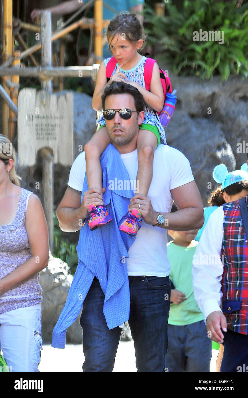 Ben Affleck takes his daughter Seraphina on a Disneyland Adventure. The ...