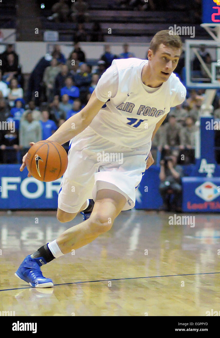 Colorado Springs, Colorado, USA. 28th Feb, 2015. Air Force center, Zach ...