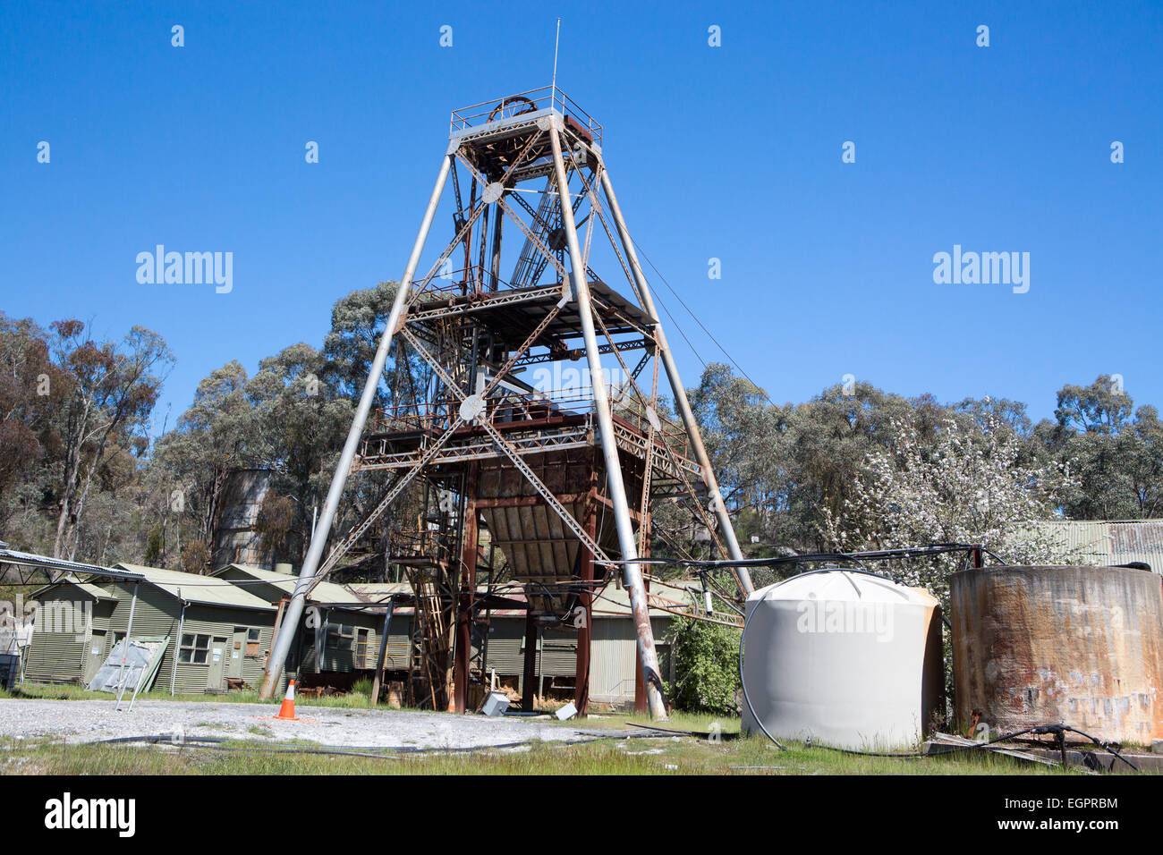 Chewton Gold Mine Stock Photo - Alamy