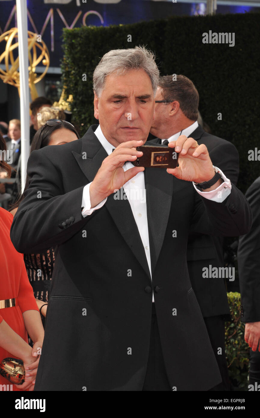 LOS ANGELES, CA - AUGUST 25, 2014: Downton Abbey star Jim Carter at the ...