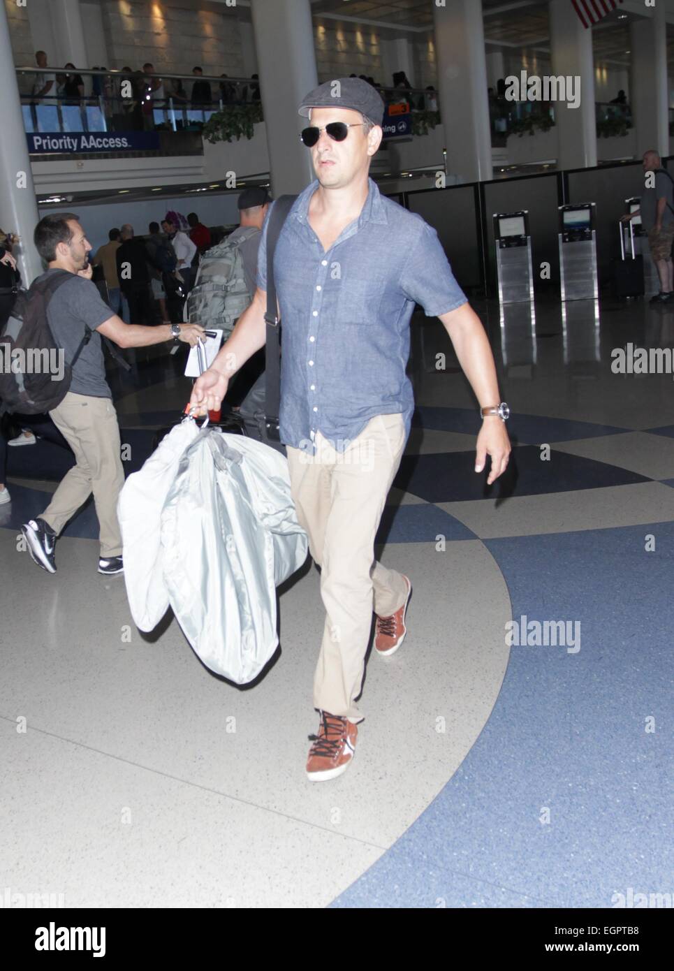 Josh Charles departs from Los Angeles International Airport (LAX ...