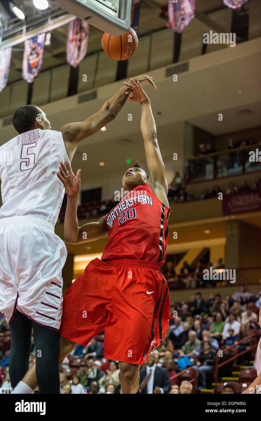 Caa northeastern college of charleston basketball hi-res stock ...