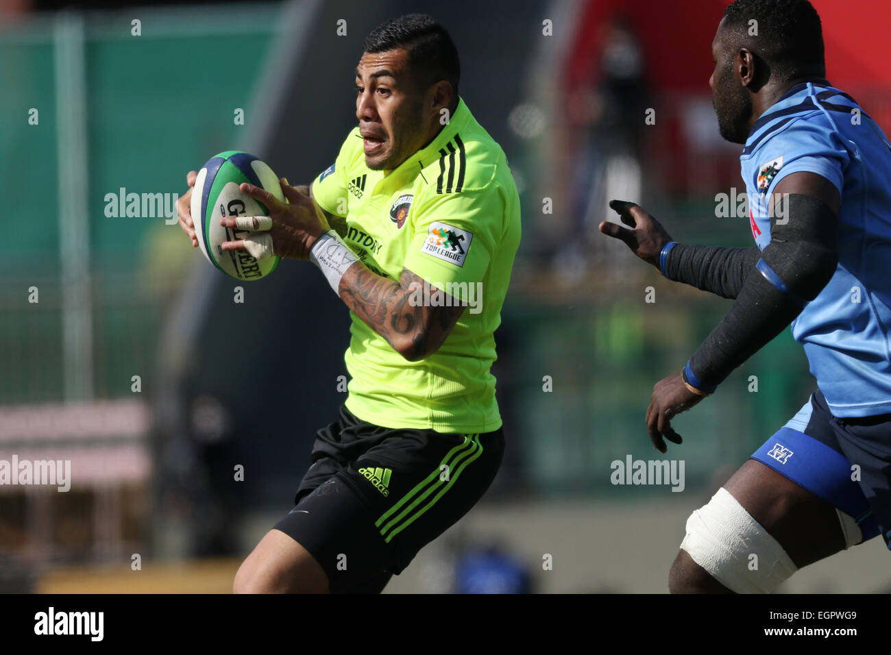 Prince Chichibu Memorial Stadium, Tokyo, Japan. 28th Feb, 2015. Tusi ...