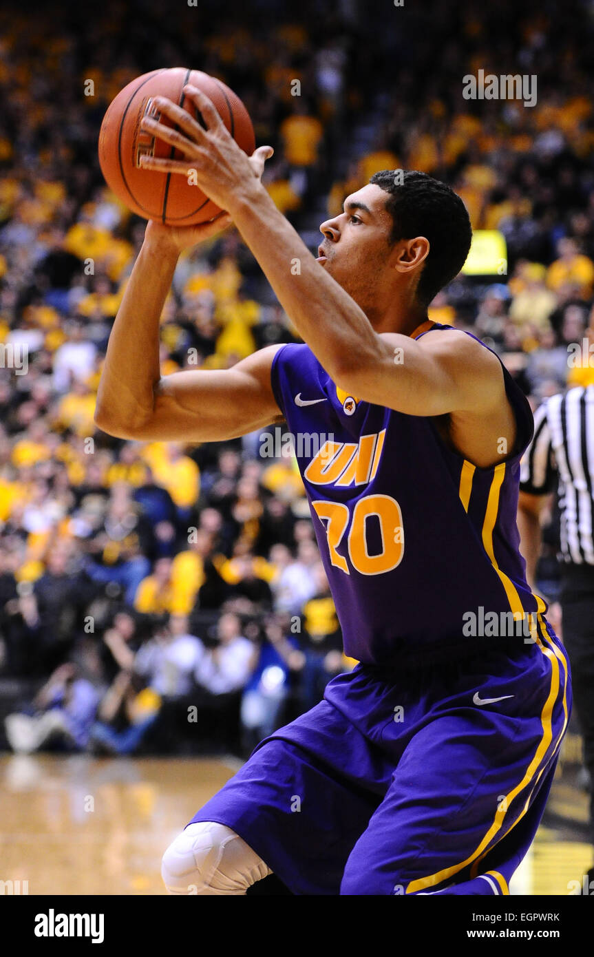 Wichita, Kansas, USA. 28th Feb, 2015. Northern Iowa Panthers guard ...