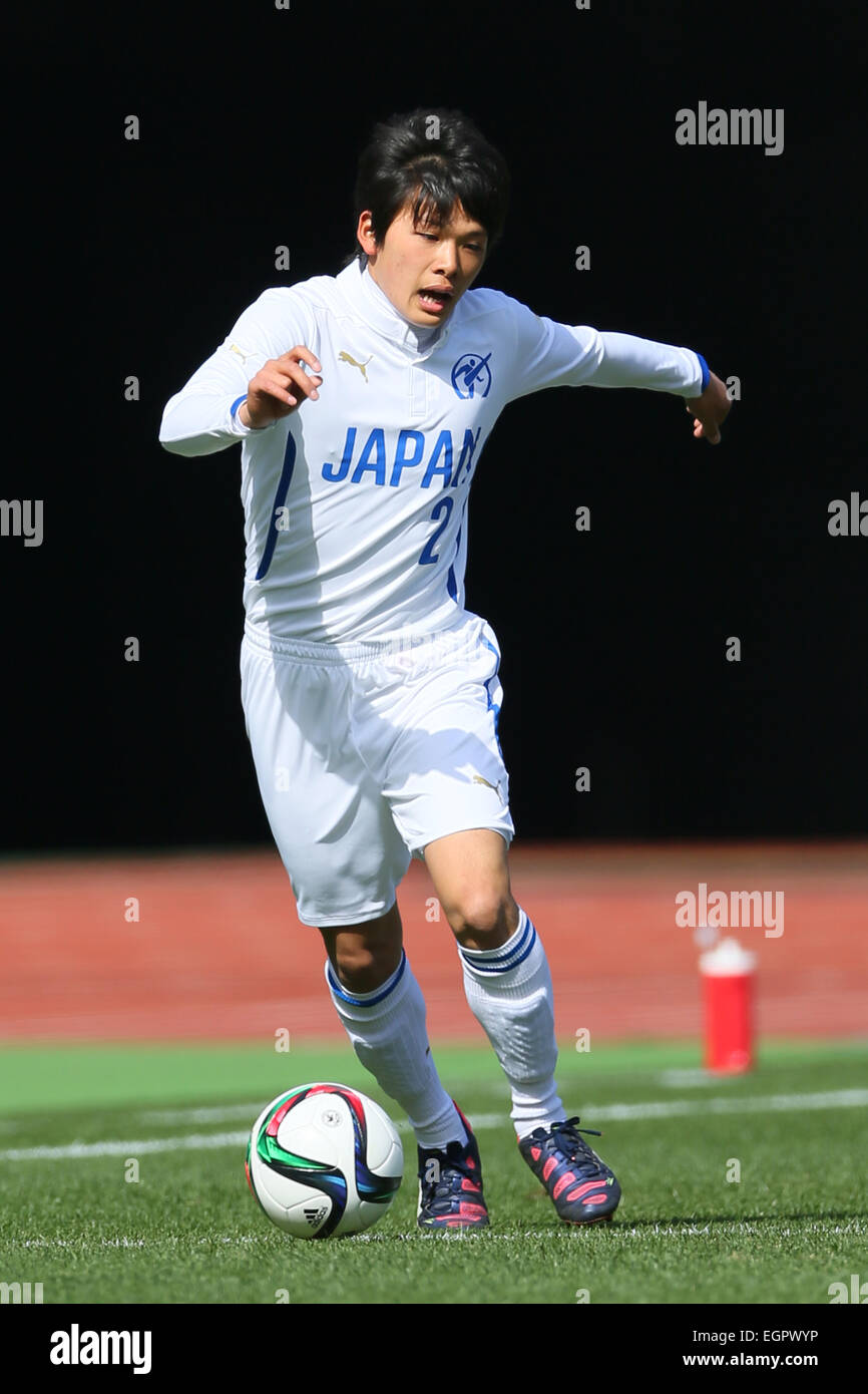 Kanagawa, Japan. 28th Feb, 2015. Akira Ogawa (High school selection ...