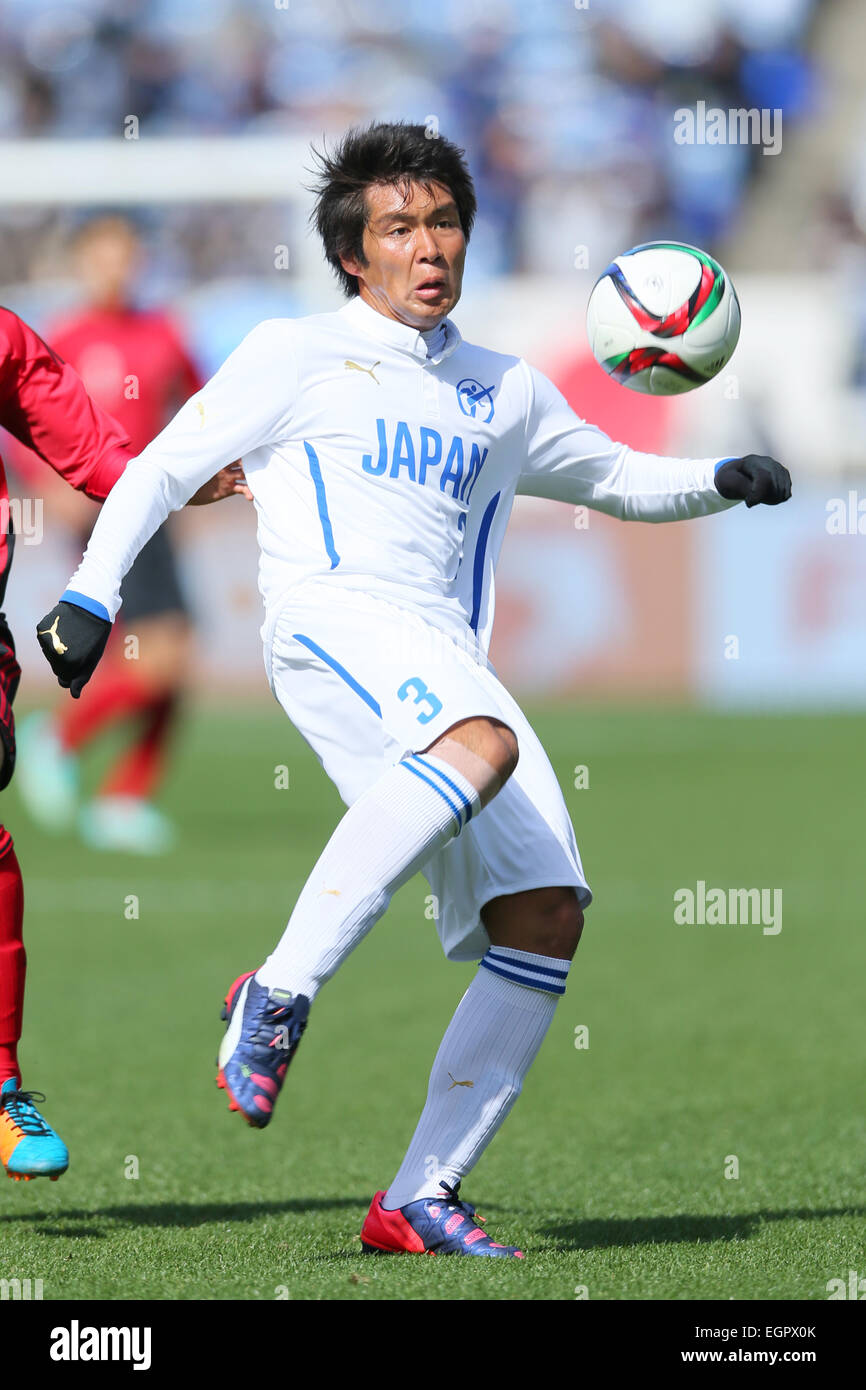 Kanagawa, Japan. 28th Feb, 2015. Hiroki Noda (High school selection) Football/Soccer : NEXT ...
