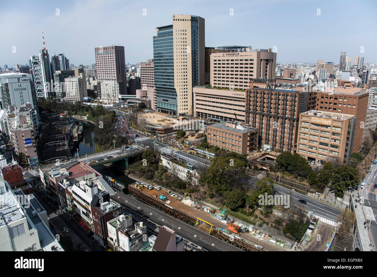 Aerial view of Ochanomizu station,Tokyo,Japan Stock Photo - Alamy