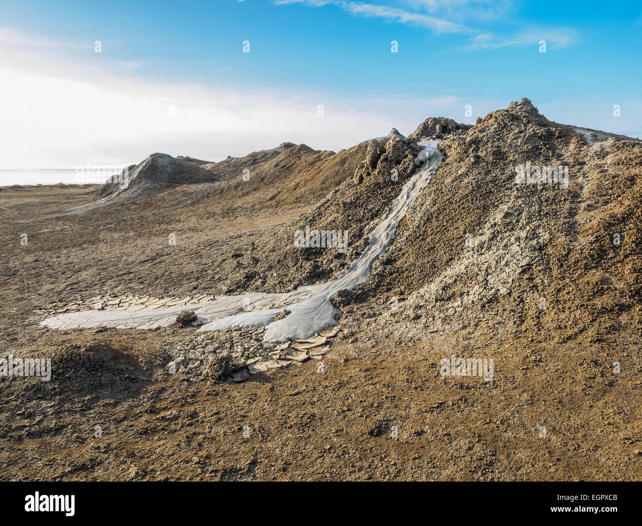 Mud Volcano at gobustan in Azerbaijan Stock Photo - Alamy