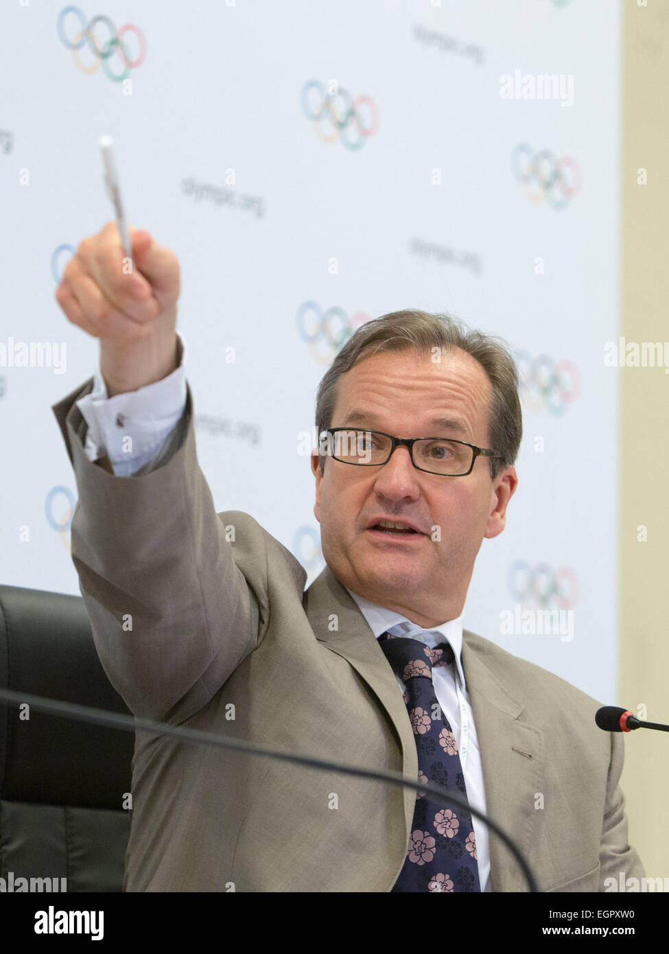 Rio De Janeiro, Brazil. 28th Feb, 2015. IOC Director of Communications ...