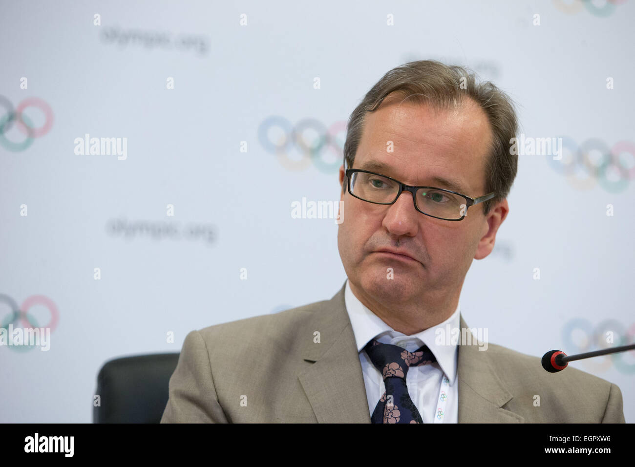 Rio De Janeiro, Brazil. 28th Feb, 2015. IOC Director of Communications ...