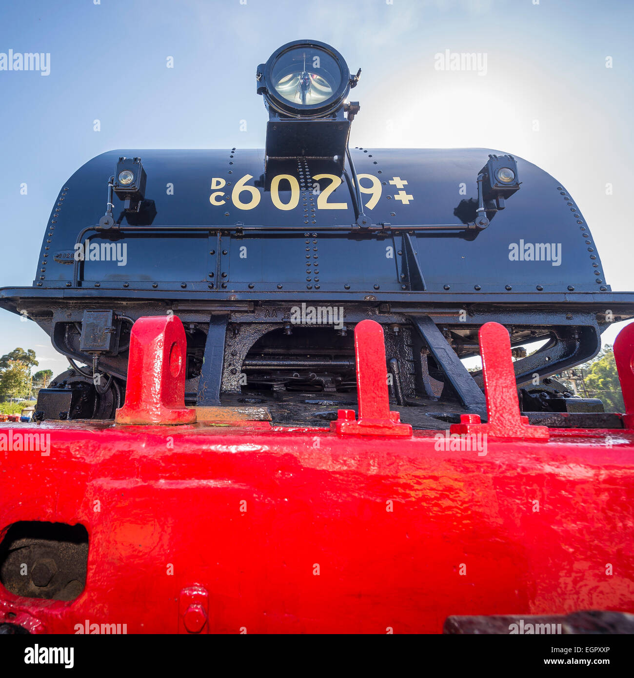 Sydney, Australia. 1st March, 2015. The front end of the 260t Beyer ...