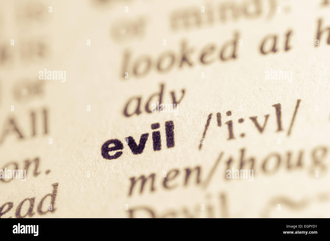 Evil learning hi-res stock photography and images - Alamy