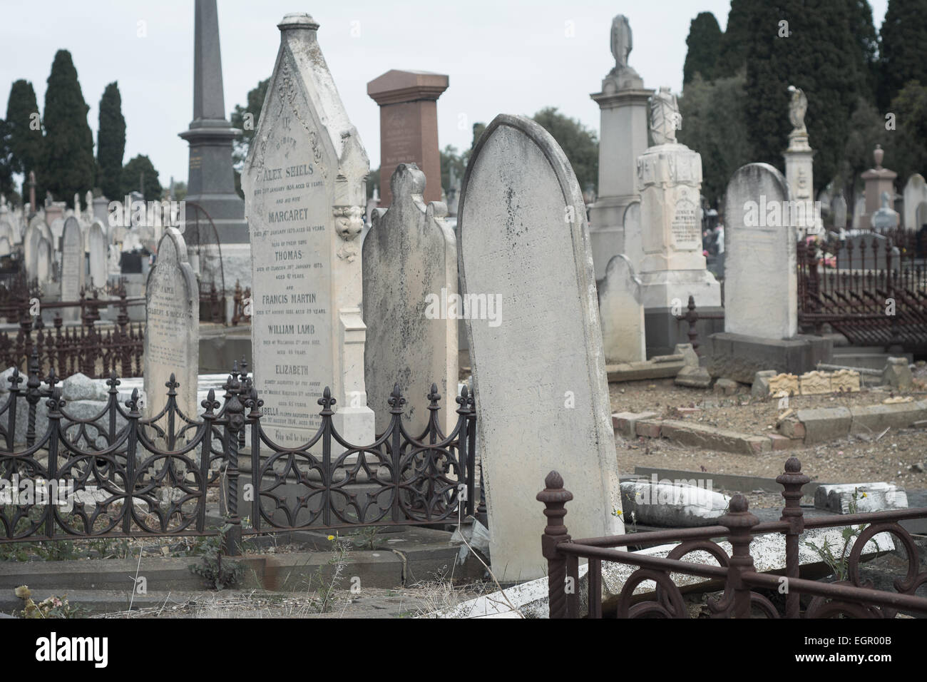 Old melbourne cemetery hi-res stock photography and images - Alamy
