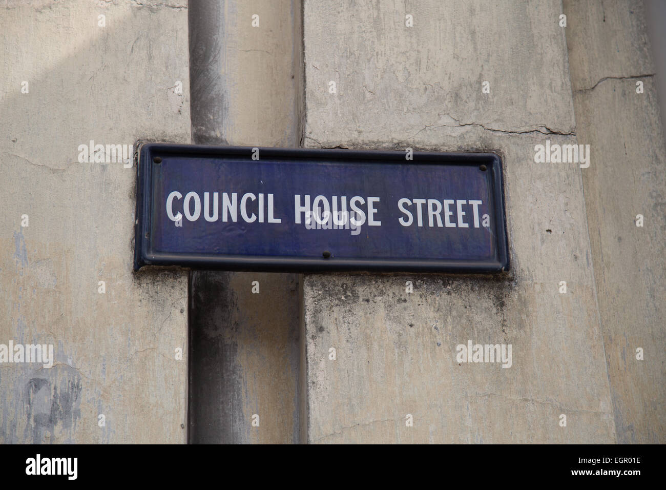 Council House Street Sign Stock Photo - Alamy