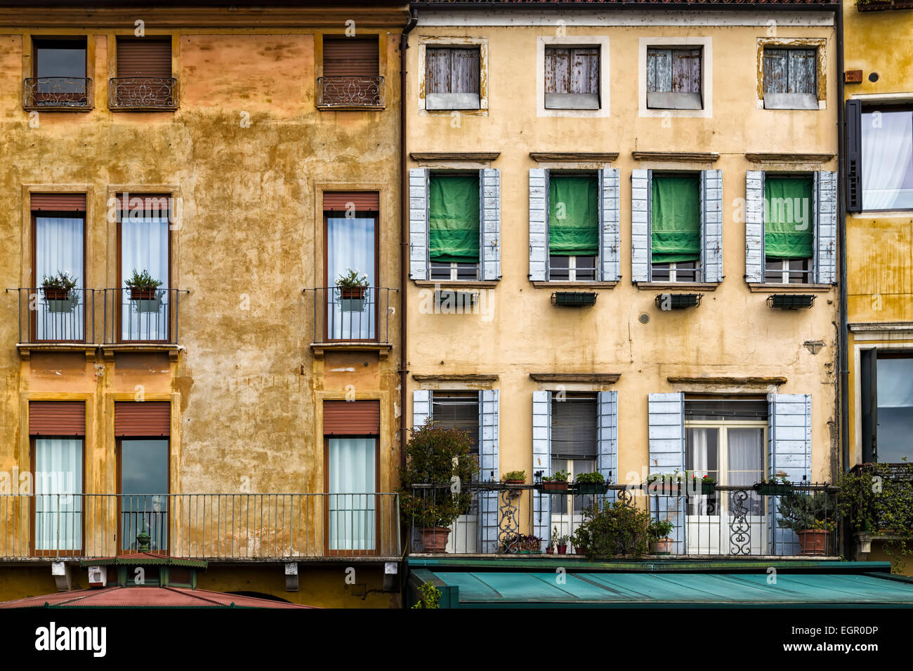 Traditional and Colorful Italian Buildings Stock Photo - Alamy