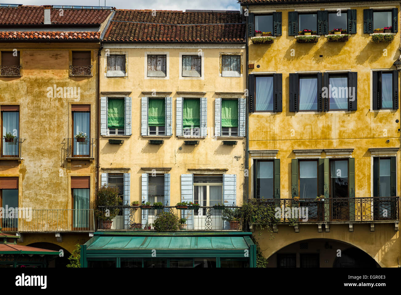 Traditional and Colorful Italian Buildings Stock Photo - Alamy