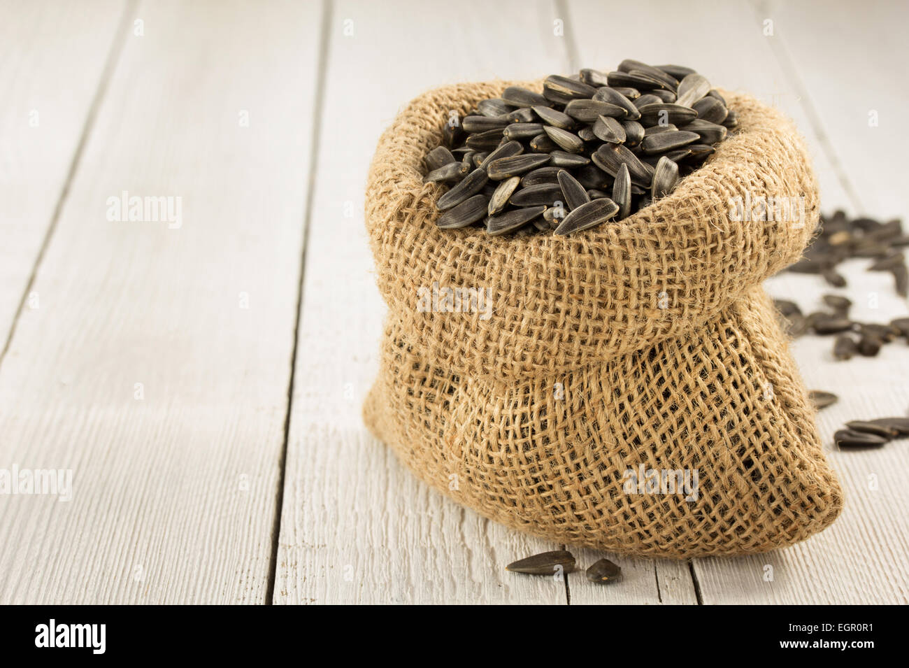Sunflower seeds in sack hi-res stock photography and images - Alamy