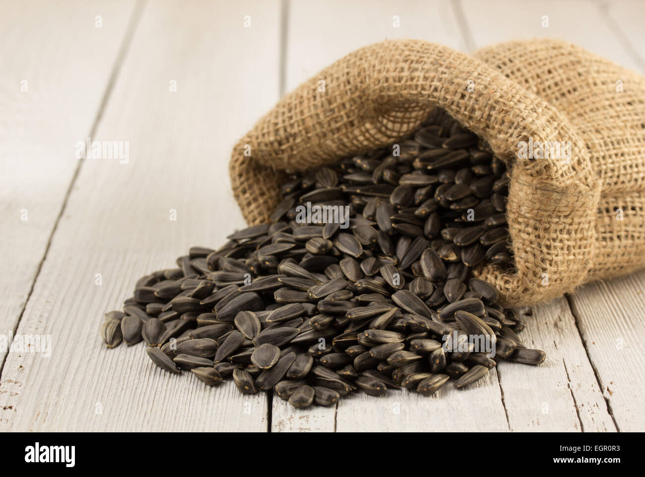 Sunflower seeds in sack hi-res stock photography and images - Alamy