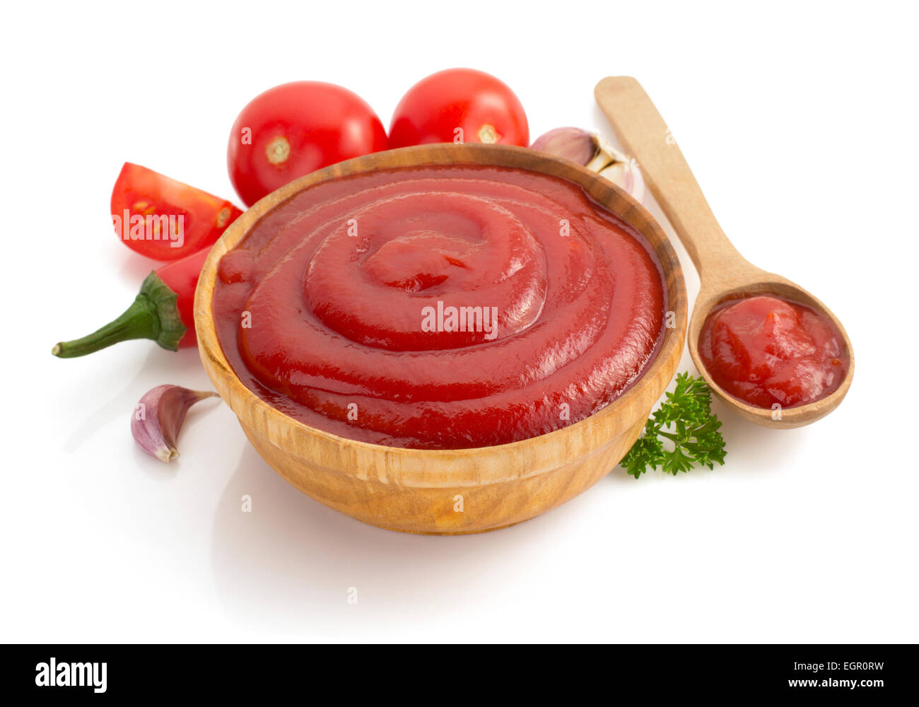 tomato sauce isolated on white background Stock Photo - Alamy