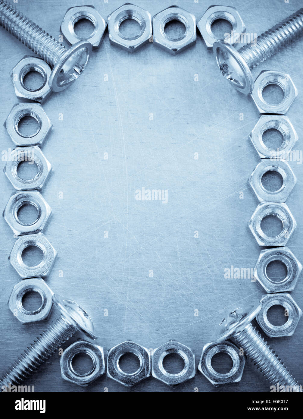 hardware tools at metal background texture Stock Photo - Alamy