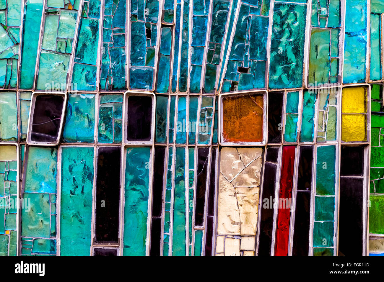 Detail of a colorful window. Good image to be used as background Stock ...