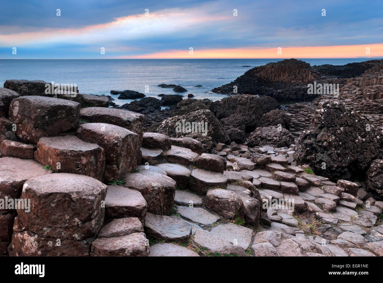 Irish coastal scene causeway hi-res stock photography and images - Alamy