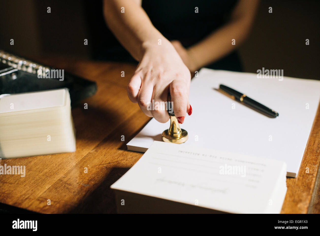 Typing paper hi-res stock photography and images - Alamy