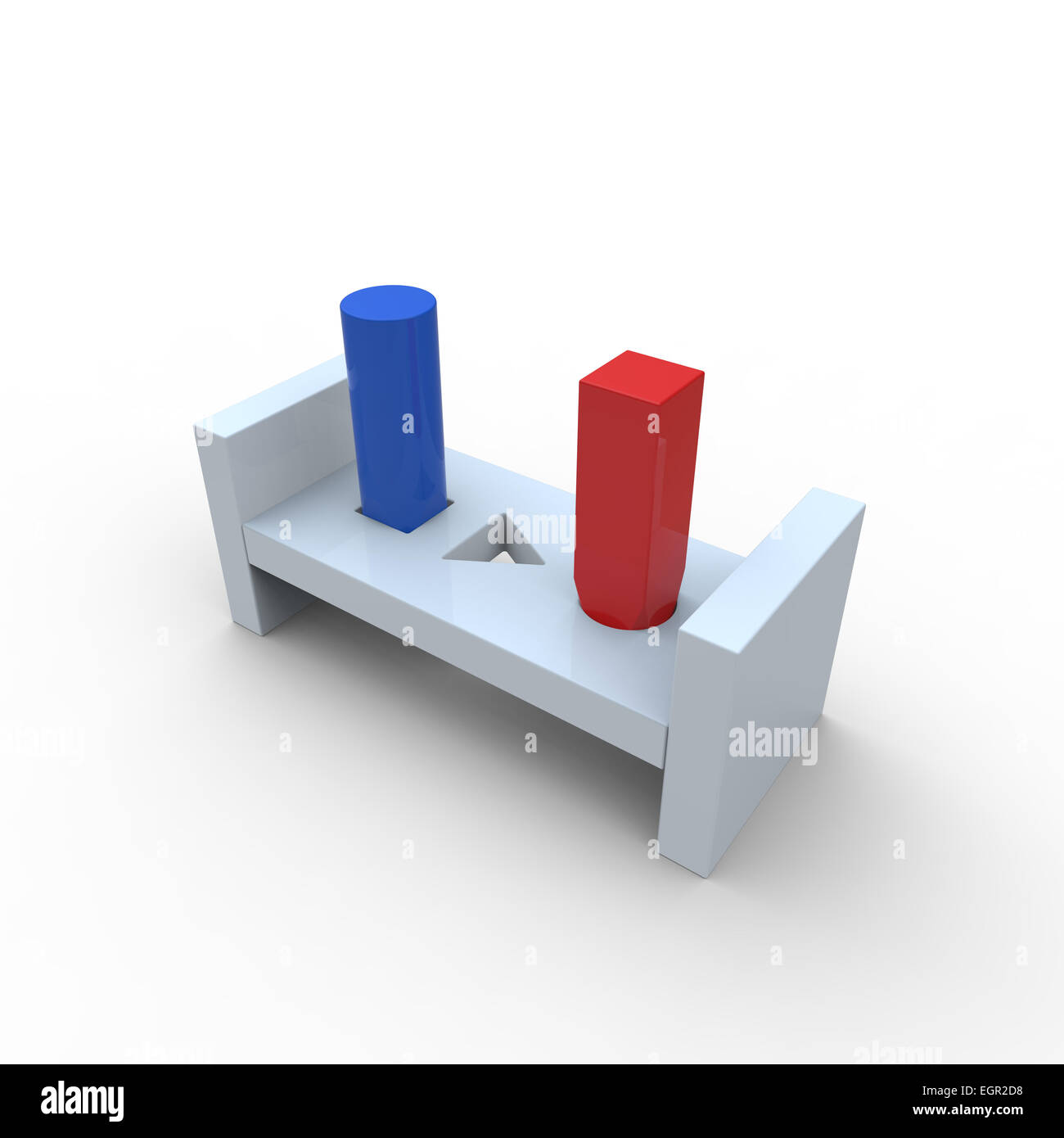 Round holes and square pegs hi-res stock photography and images - Alamy