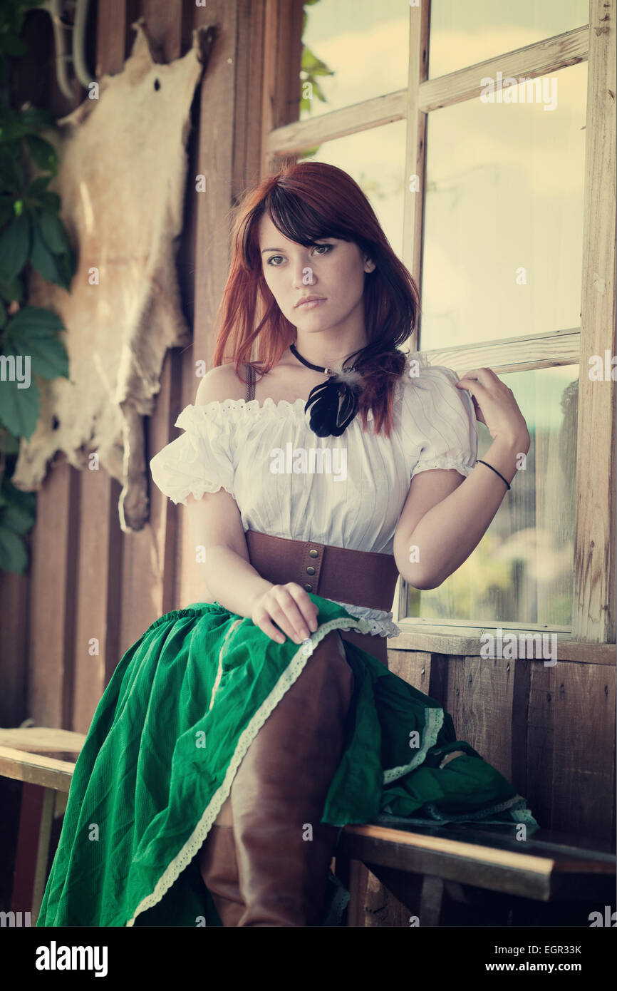 Old Western Saloon Girls