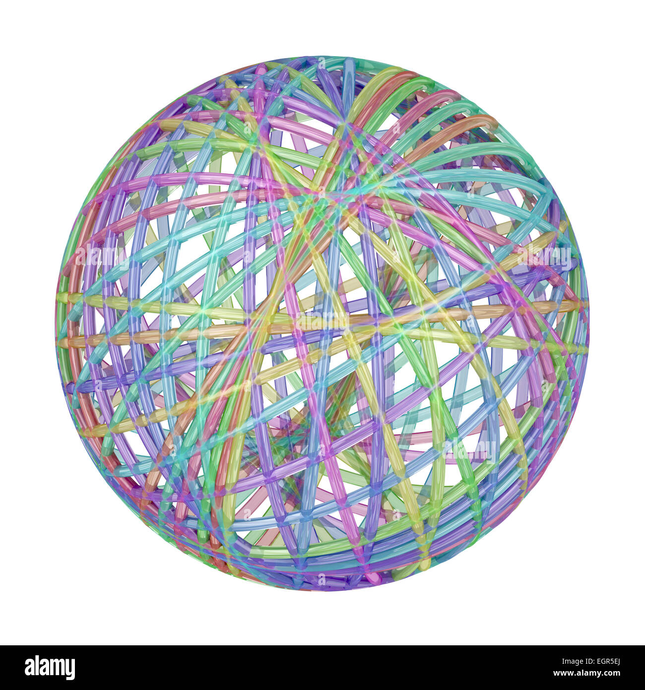 Glass abstract sphere with different colors Stock Photo - Alamy