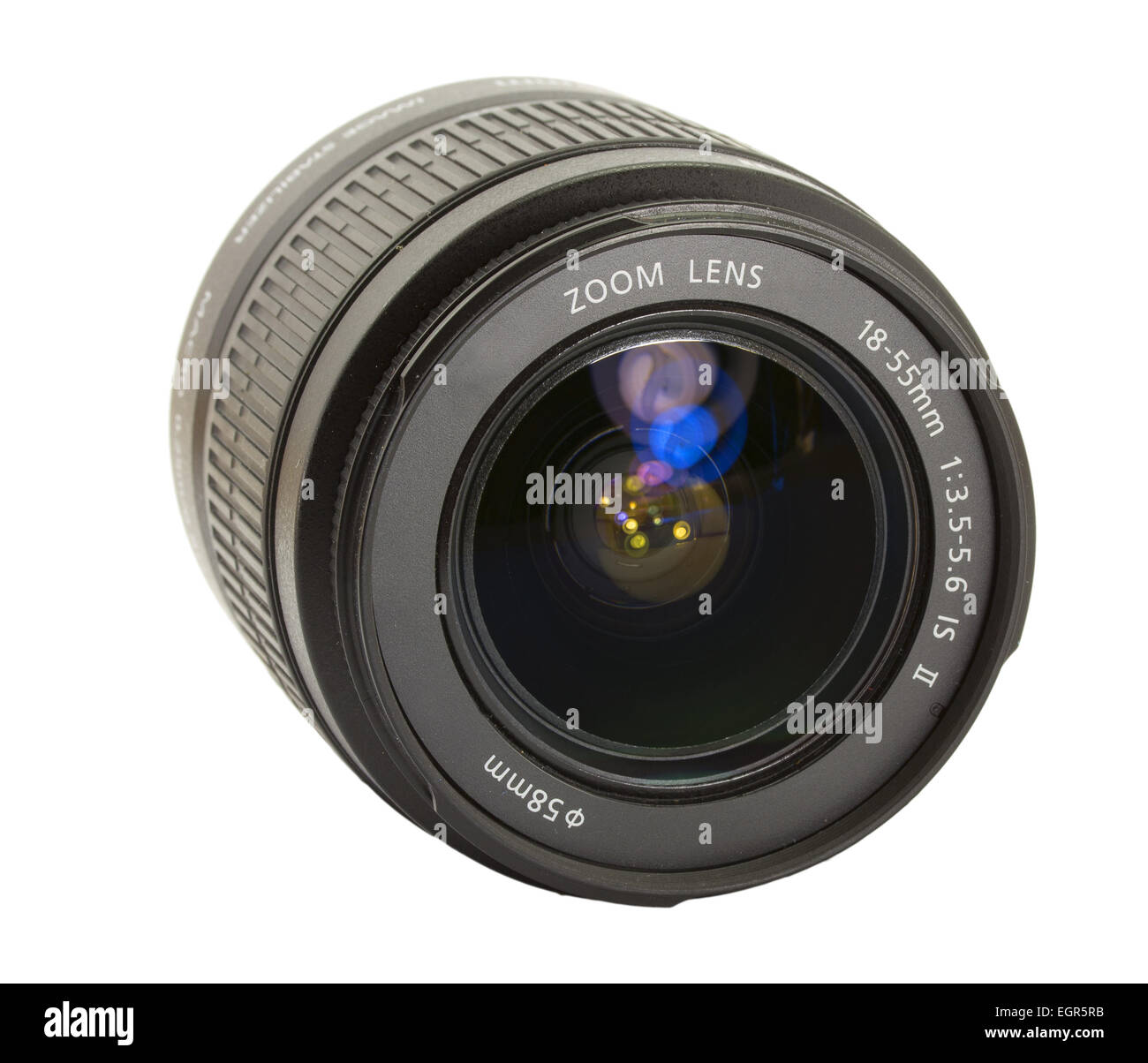 camera lens on a white background Stock Photo - Alamy