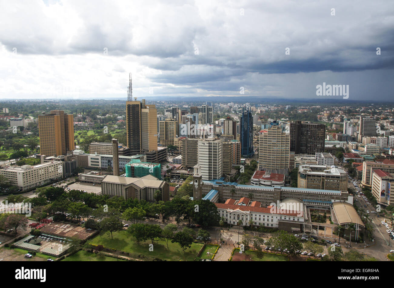 Nairobi Skyline, Kenya, Africa Stock Photo - Alamy