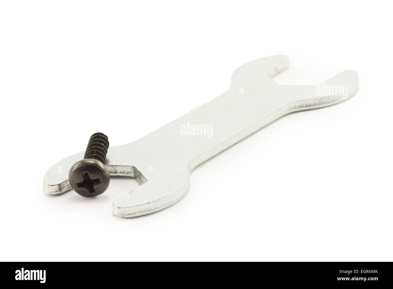 wrench isolated on white background Stock Photo - Alamy
