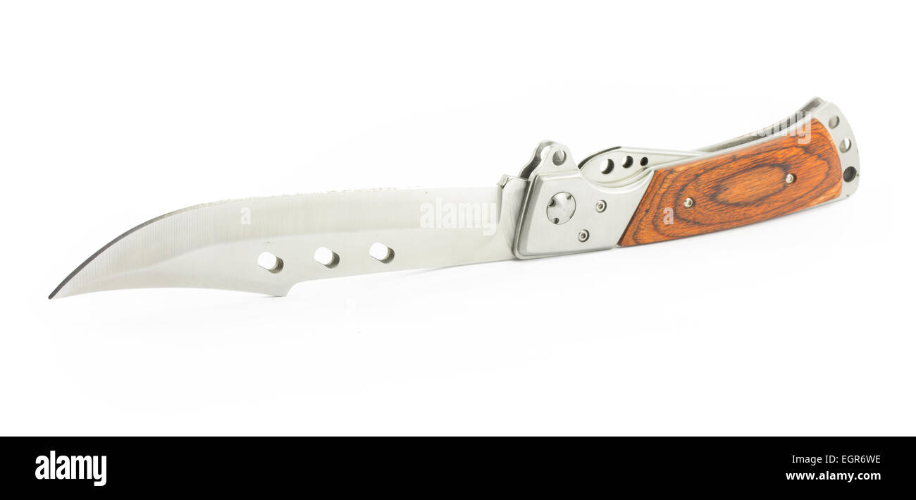 Knife isolated on white background Stock Photo - Alamy