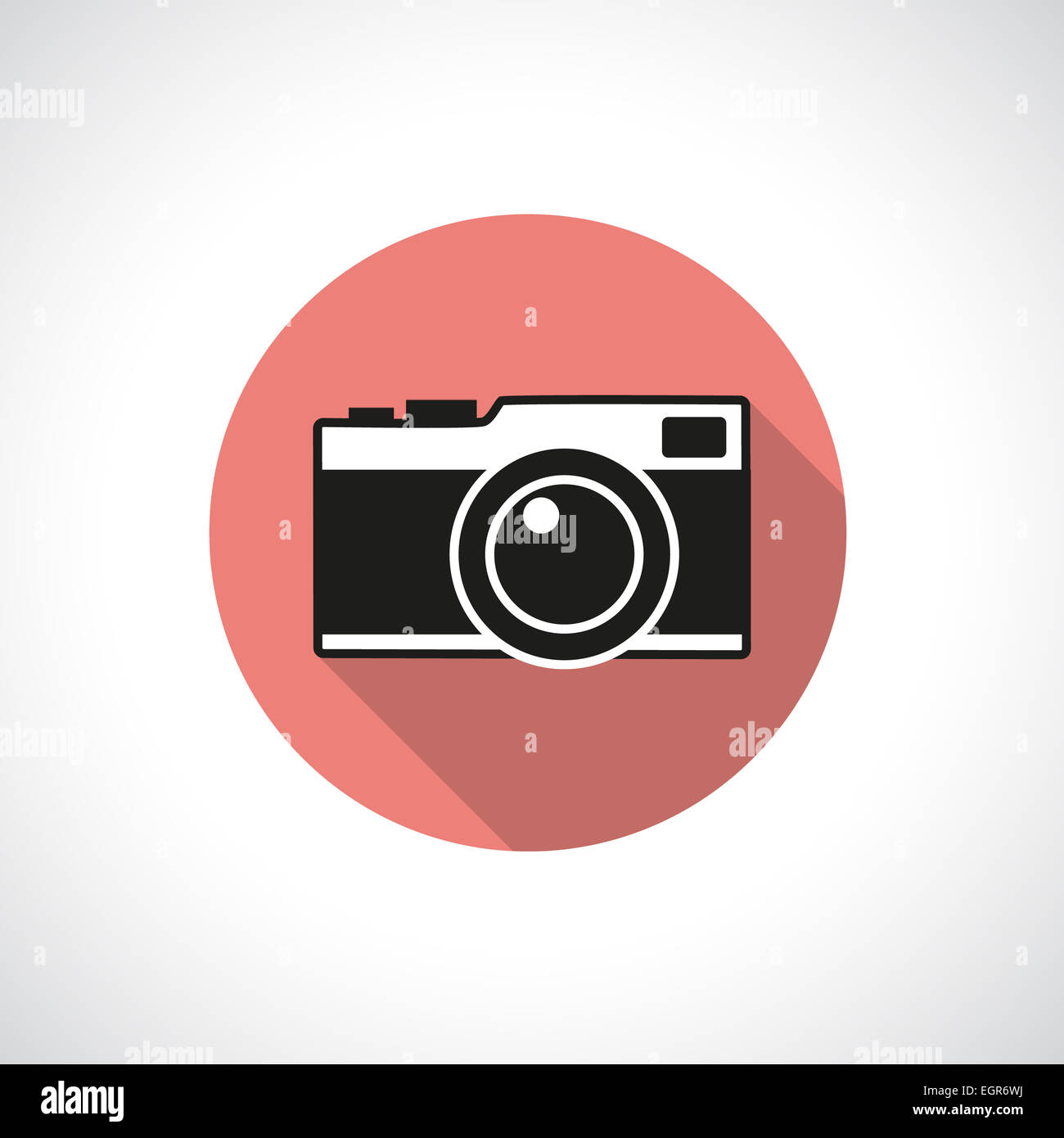 Vintage camera icon Stock Photo - Alamy