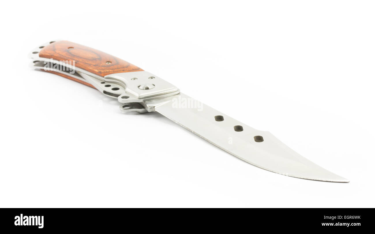 Knife isolated on white background Stock Photo - Alamy