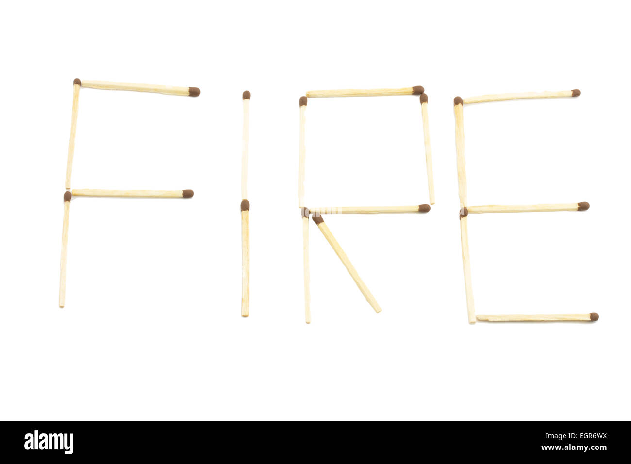 matches isolated on white background Stock Photo - Alamy