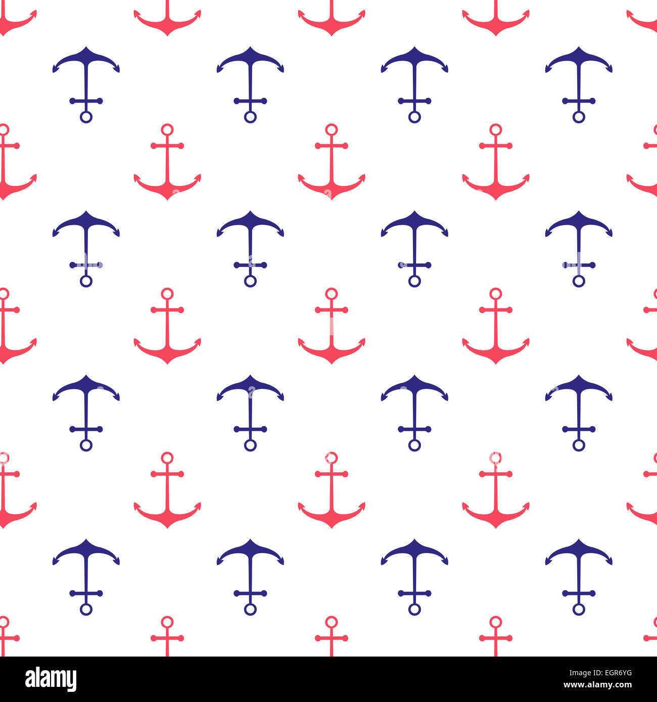 Seamless nautical pattern Stock Photo - Alamy