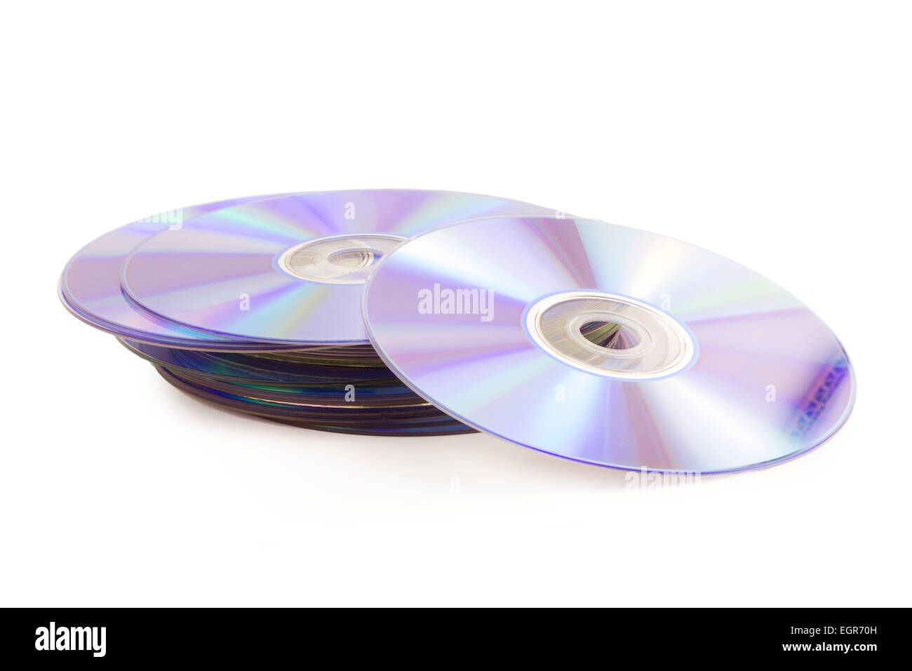 dvd disk isolated on white background Stock Photo - Alamy