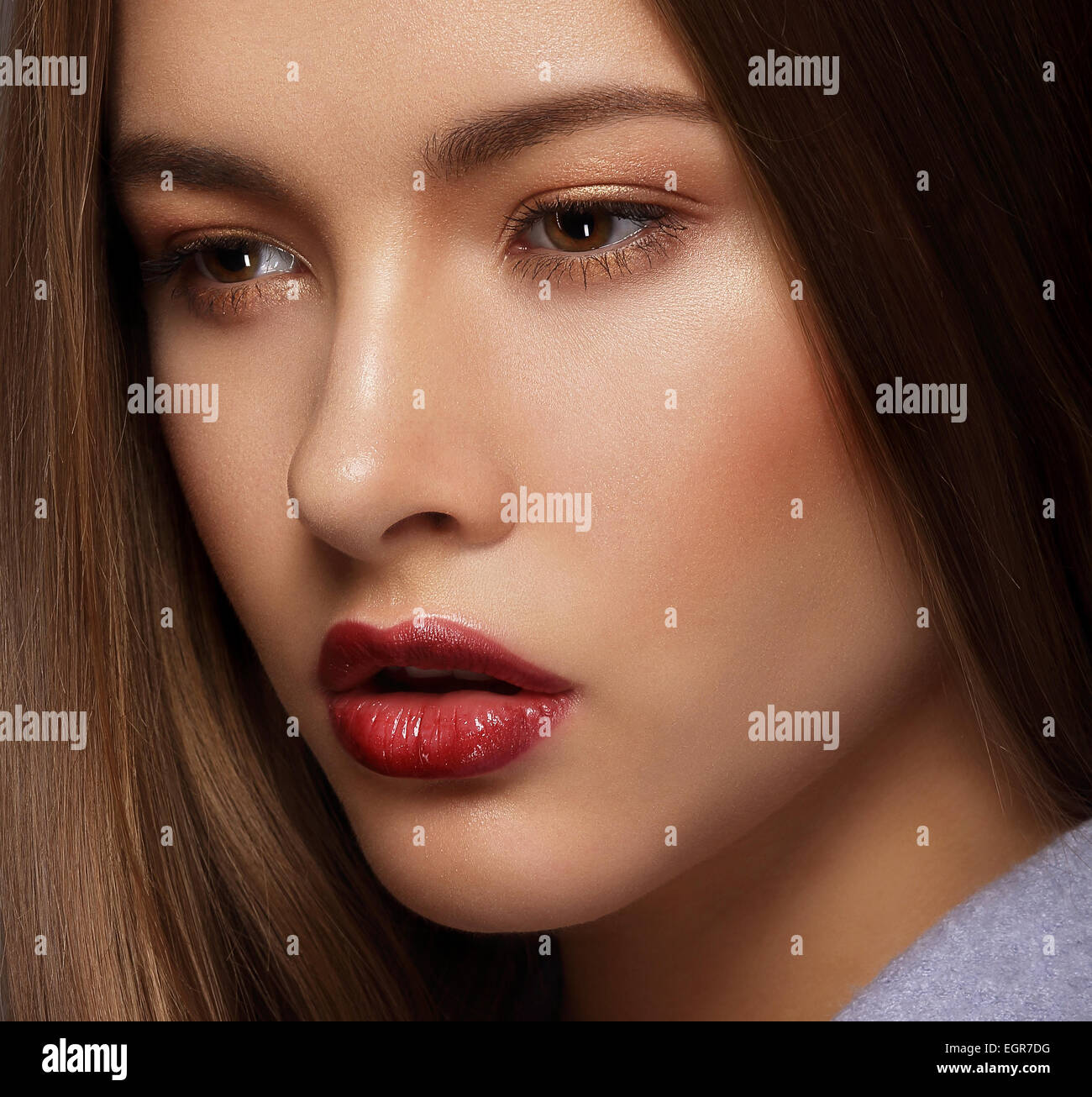 Woman perfect face hi-res stock photography and images - Alamy