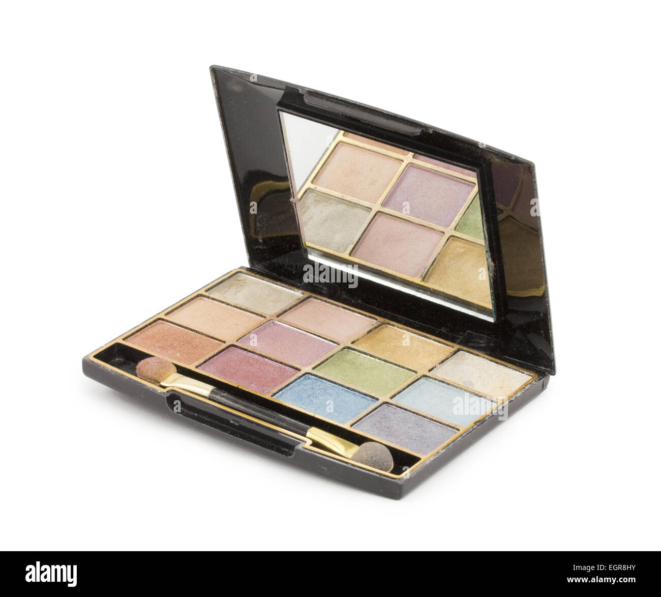 cosmetics eye shadow different colors Stock Photo - Alamy