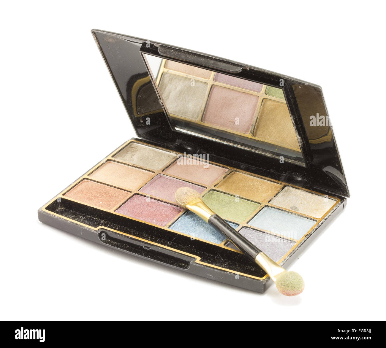 cosmetics eye shadow different colors Stock Photo - Alamy