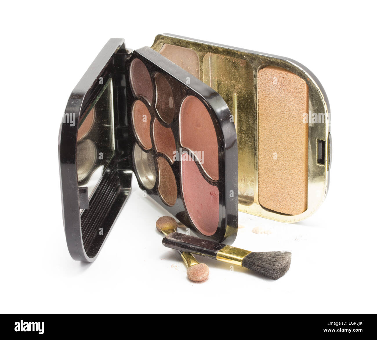 cosmetics eye shadow different colors Stock Photo - Alamy