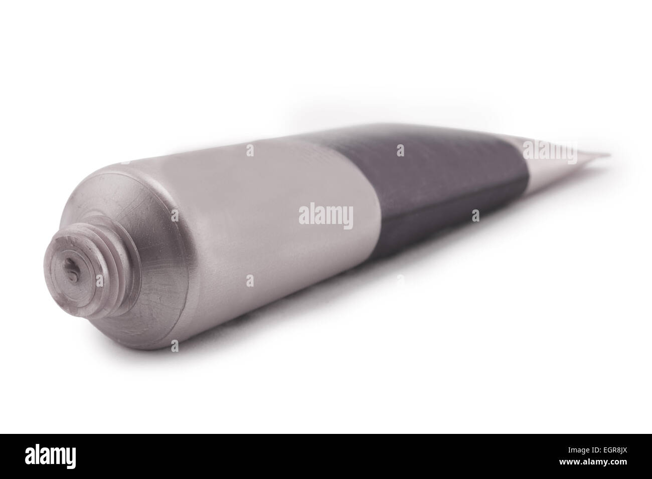 color tube of paint isolated on white background Stock Photo - Alamy