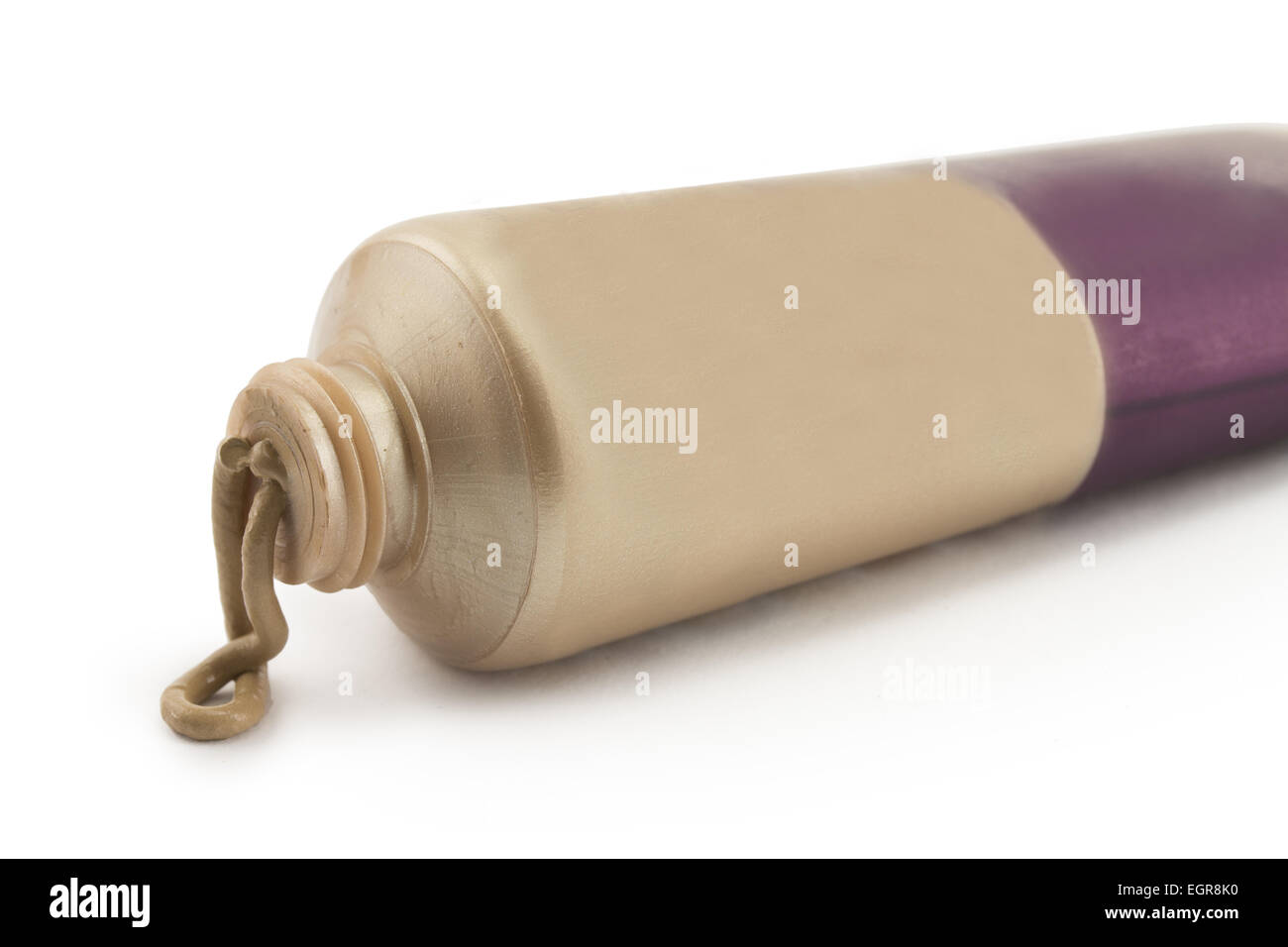 color tube of paint isolated on white background Stock Photo - Alamy