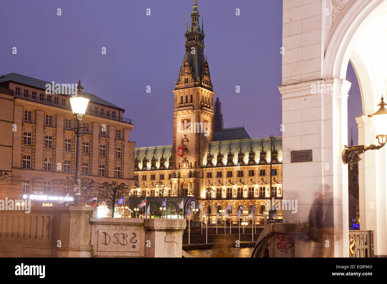 Germany city night lights hi-res stock photography and images - Alamy