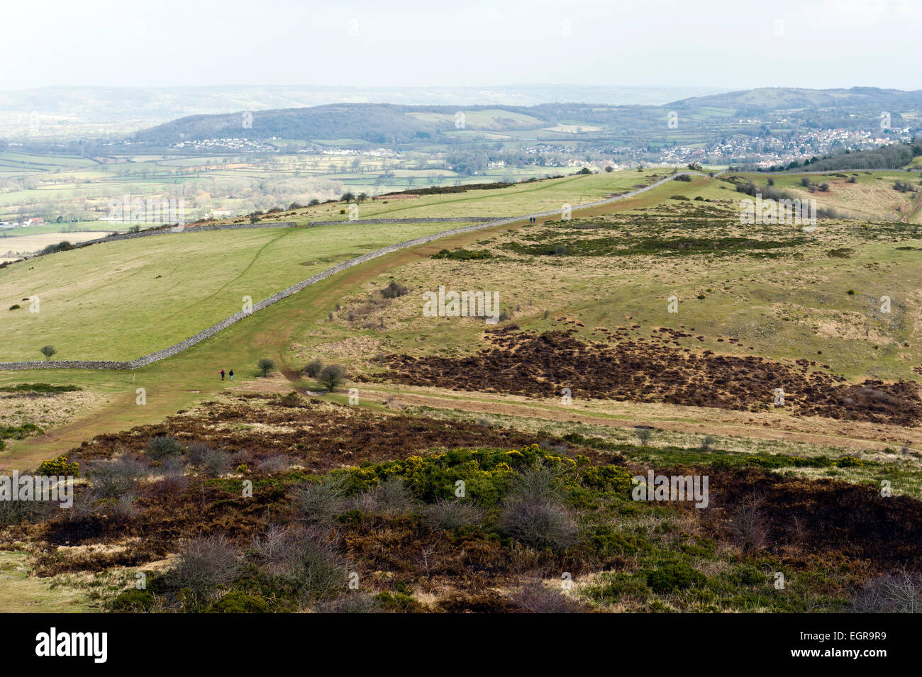 Crook Peak, Mendip hills, Somerset, England Stock Photo - Alamy