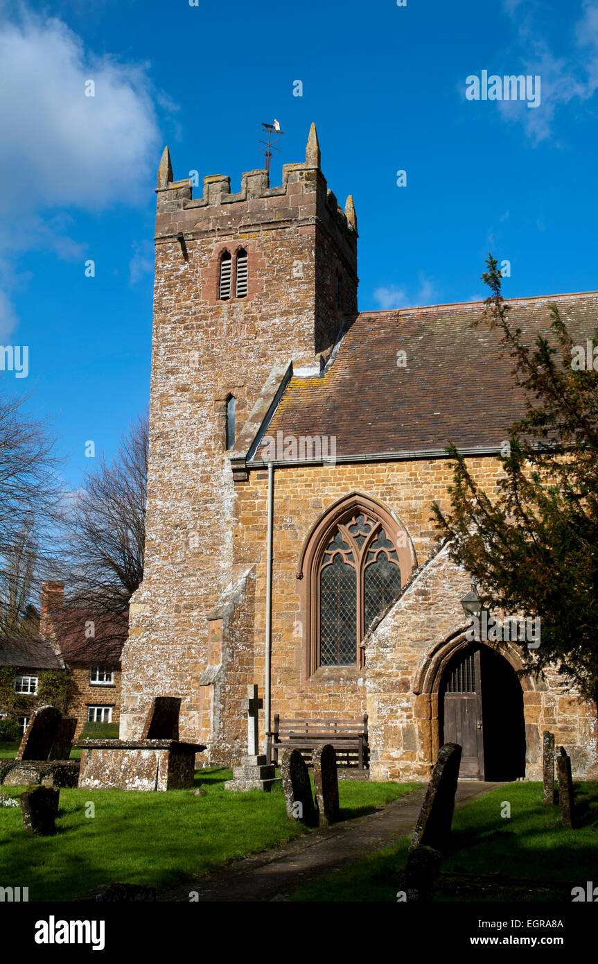 St. Mary`s Church, Priors Hardwick, Warwickshire, England, UK Stock ...