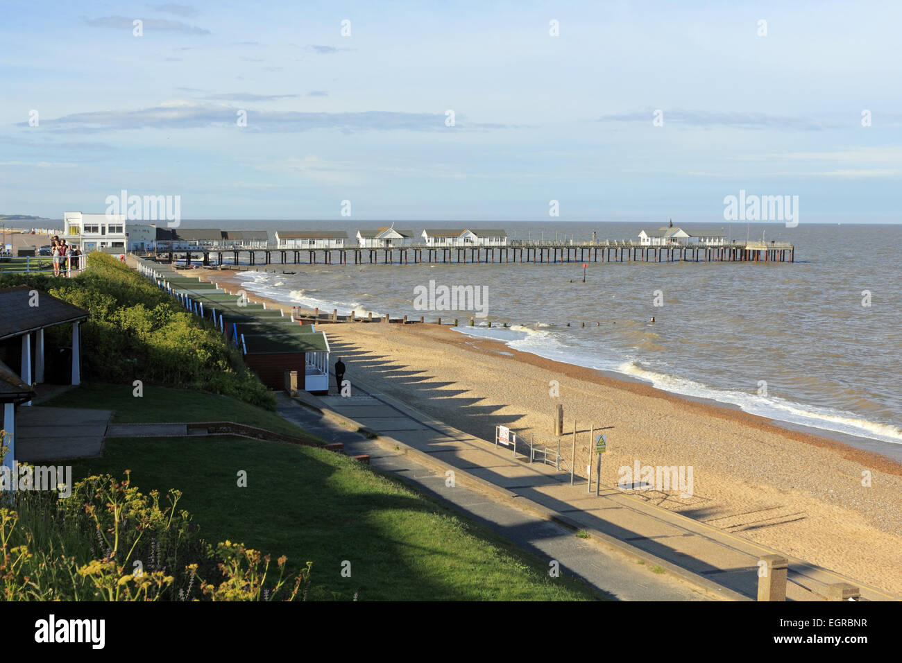 Southwold sandy beach pier hi-res stock photography and images - Alamy