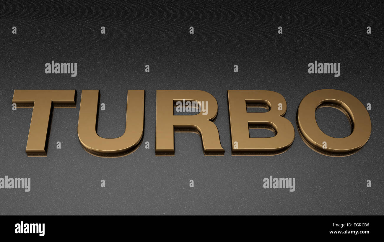 Turbo sign label badge emblem hi-res stock photography and images - Alamy